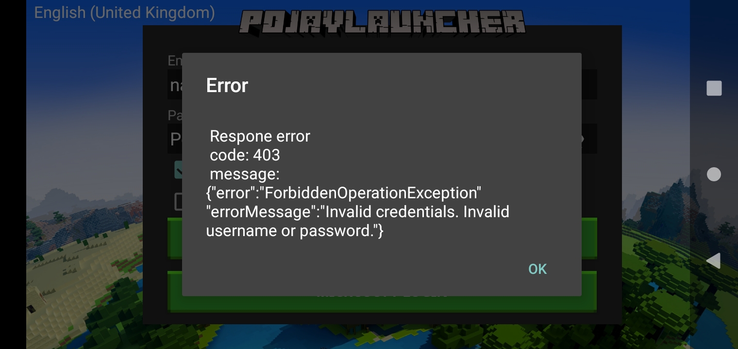 Not letting me use premium acclunt · Issue #2758 · PojavLauncherTeam/PojavLauncher · GitHub