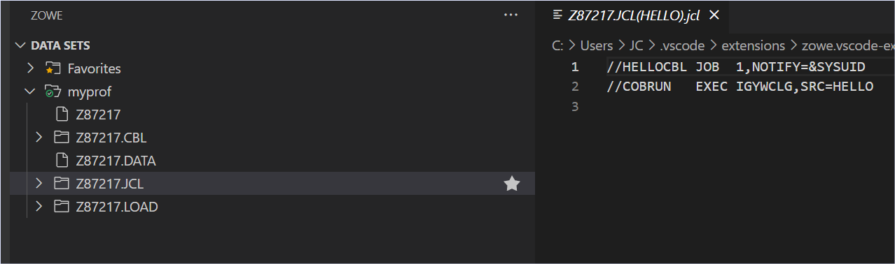 'zowe.createDataset' failed - Rest API failure with HTTP(S) status 500 category: 8 rc: 22292 ...