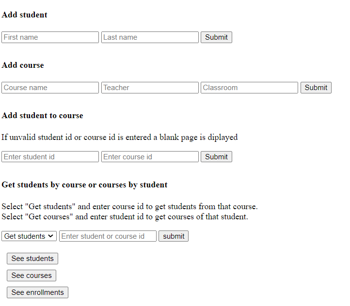 GitHub - nismq/Student-management: Student management tool created with Spring Boot framework