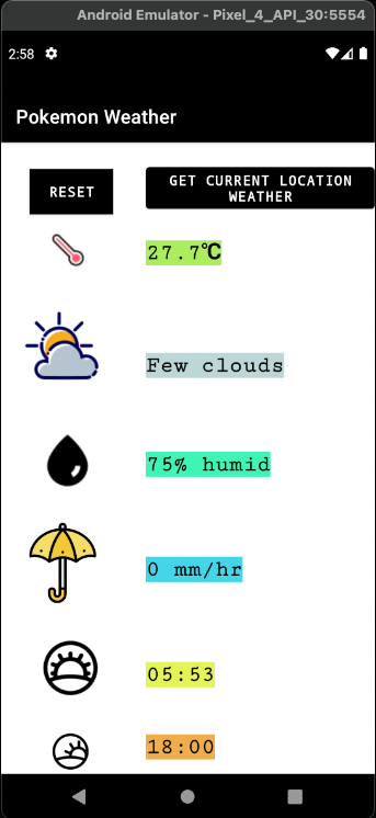 GitHub - Oriyans-sunset/Pokemon-Weather-app: An app that displays the ...