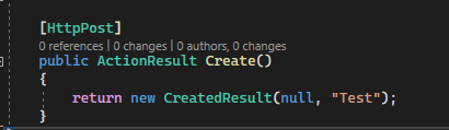 `CreatedResult` should accept null location · Issue #39454 · dotnet/aspnetcore · GitHub