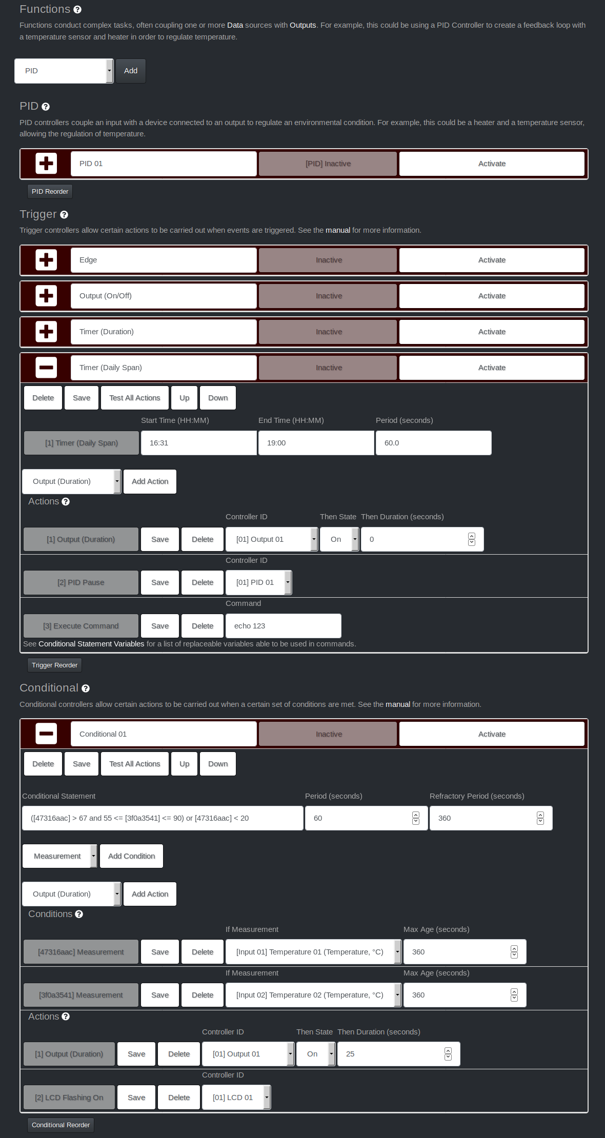Feature: Improve Conditional System · Issue #493 · kizniche/Mycodo · GitHub