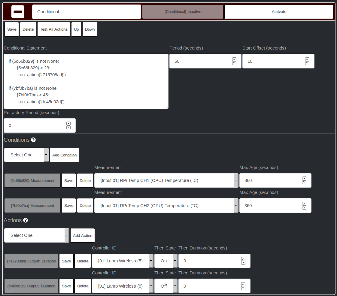 Conditional Feature Addition · Issue #605 · kizniche/Mycodo · GitHub
