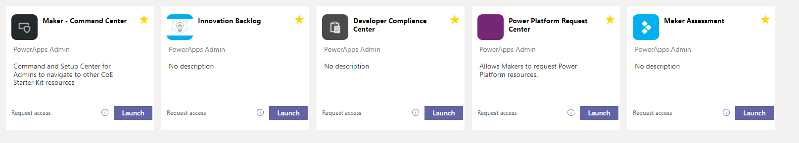 [CoE Starter Kit] Add descriptions to the CoE Apps in Power Apps ...