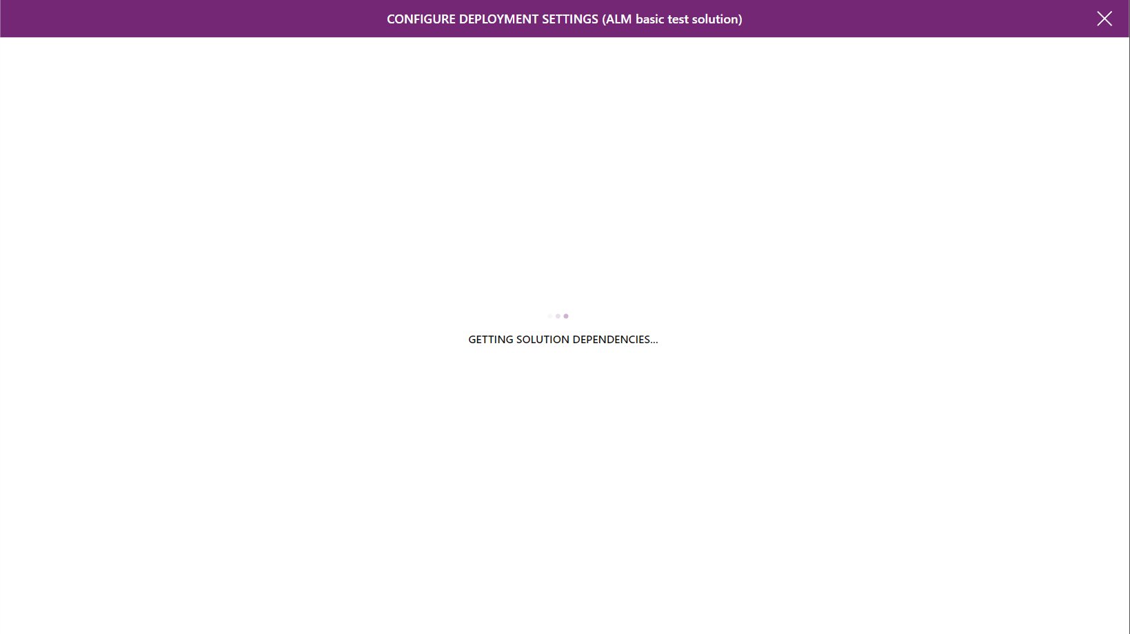 [ALM Accelerator - BUG]: Stuck on Getting Solution Dependencies · Issue #4682 · microsoft/coe ...