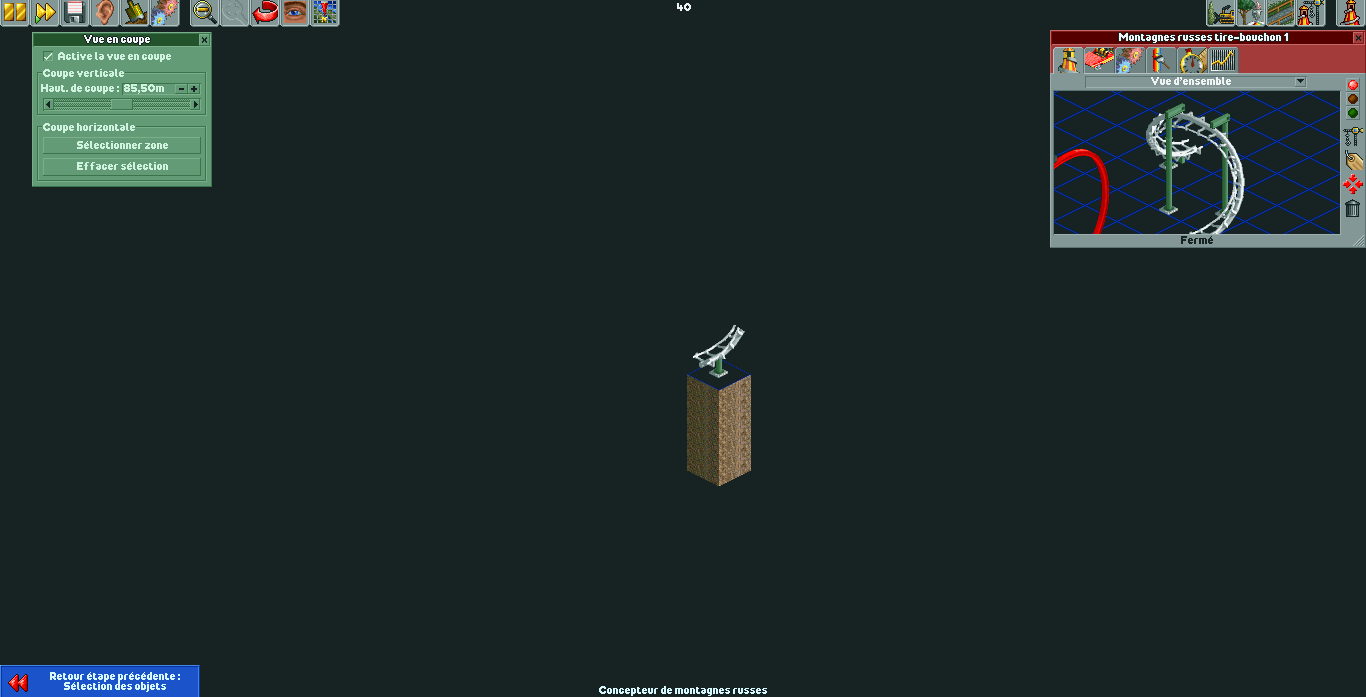 Corkscrew supports (starting left/finishing right) on all vanilla coasters have a similar visual ...