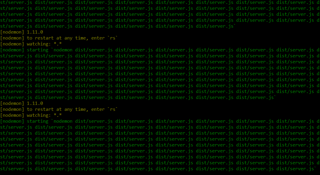Nodemon Runs In Endless Loop · Issue 1 · Officedevoffice Add In