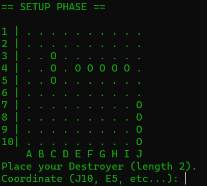 GitHub - jacklpayne/Console-Battleships: Battleships in the console against the computer.