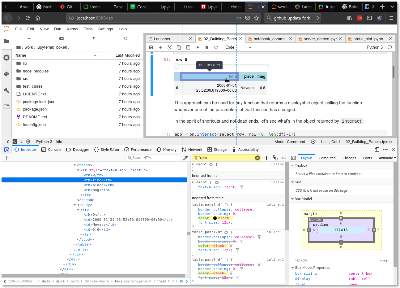 Panel labels do not follow jupyterlab theme · Issue #520 · holoviz/panel · GitHub
