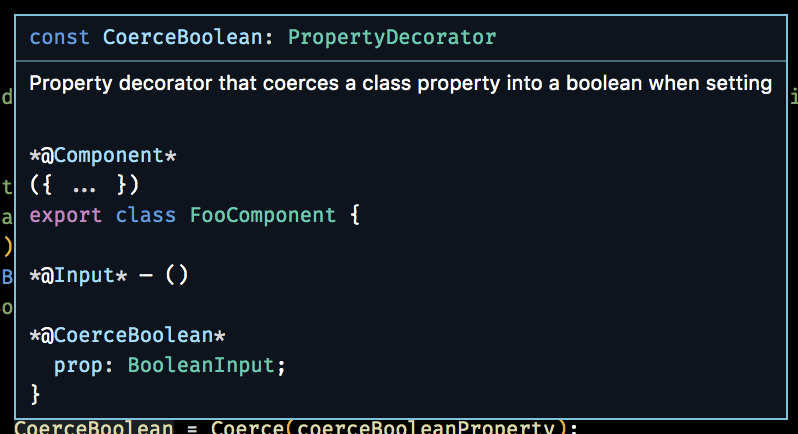 Decorators Rendered Incorrectly In Docs Codeblock Preview · Issue 119218 · Microsoftvscode