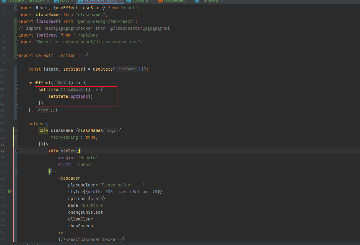 Cascader 取消父子关联多选的组件，从接口获取的数据放进去，里面的复选框没办法点击 · Issue #1423 · arco-design/arco-design · GitHub