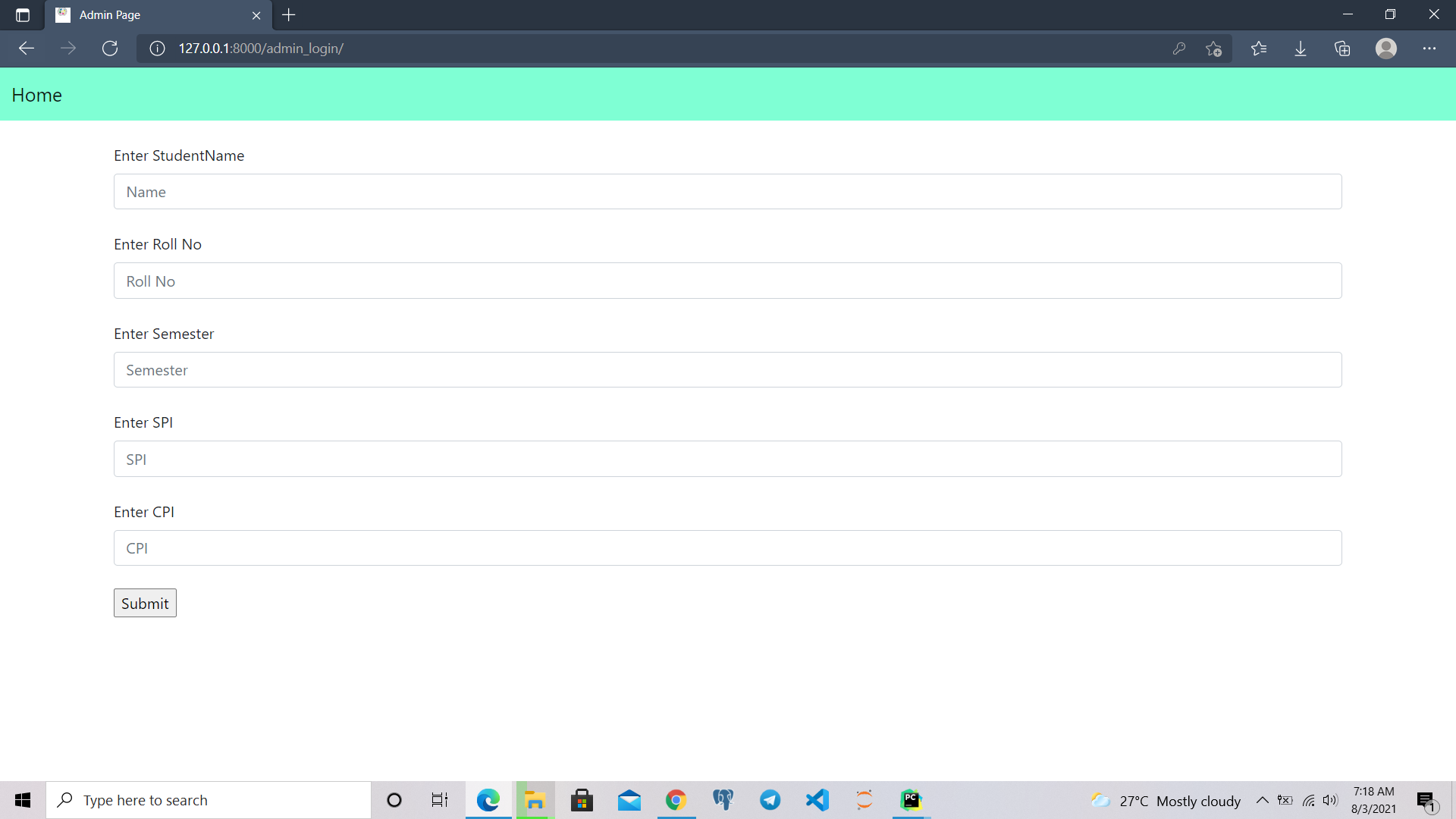 GitHub - nothingtosayy/Student-Result-Management-System