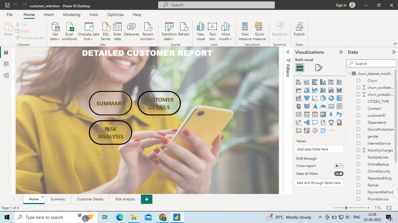 GitHub - eldhose-95/CUSTOMER-RETENTION-POWER-BI-DASHBOARD