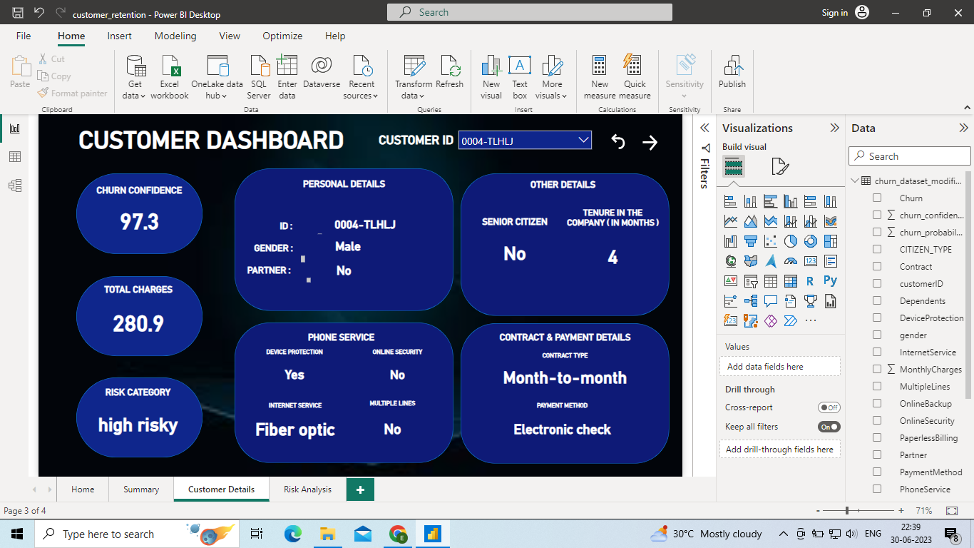 GitHub - eldhose-95/CUSTOMER-RETENTION-POWER-BI-DASHBOARD