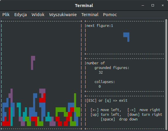 GitHub - plapacz6/games: games based on ncurses library (snake, tetris)