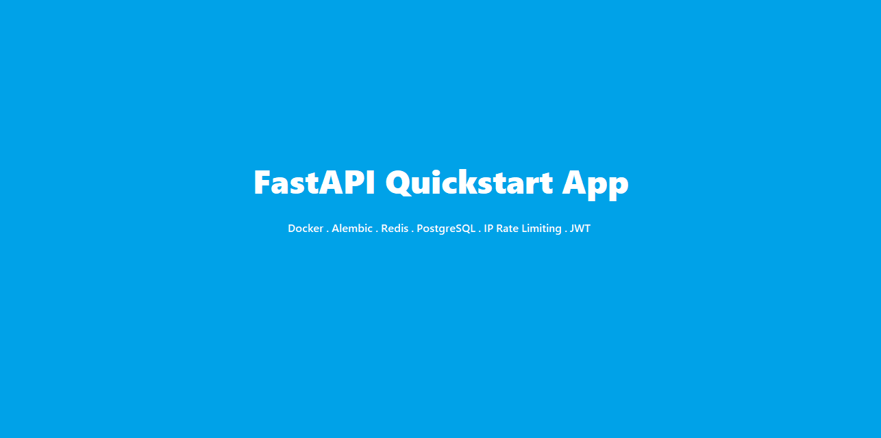 GitHub - dileepmalayanur/fastapi-quickstart: Quickstart app with FastAPI features