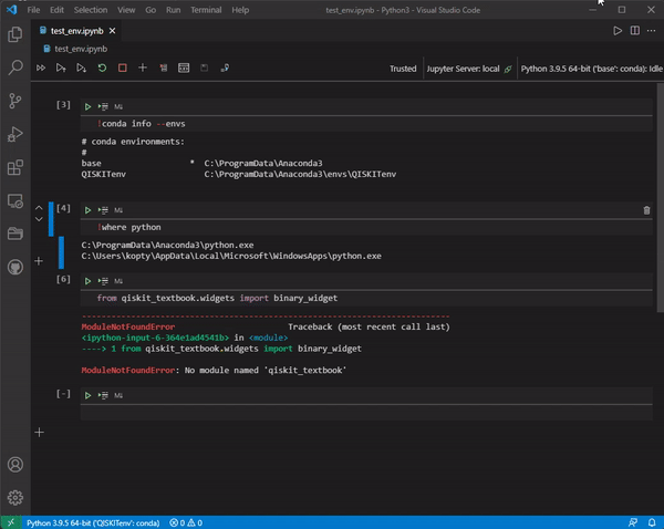 Changing Environment Not Working In Jupyter Notebook Issue 6689 