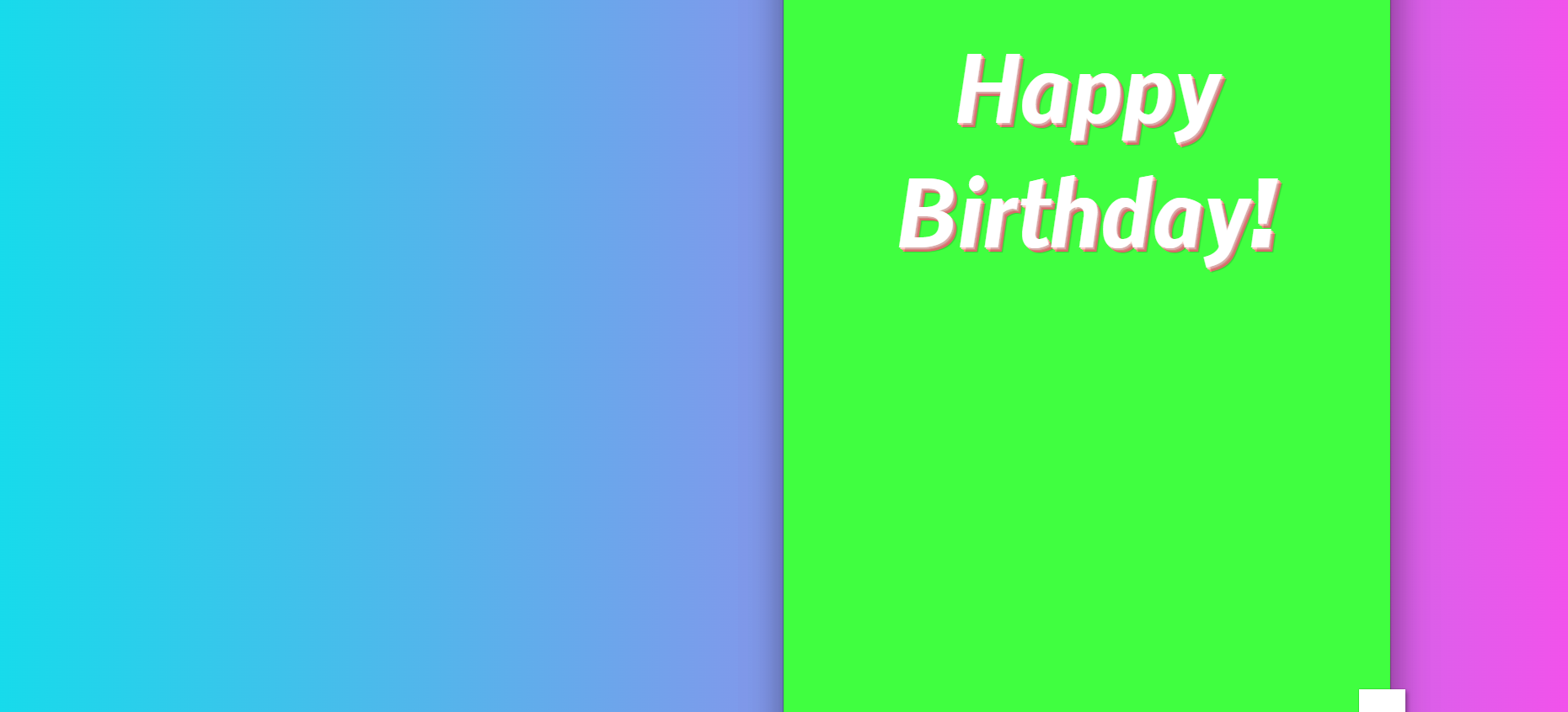 Birthday Card · Issue 196 · Astrodevil Zerooctave Javascript Projects · Github
