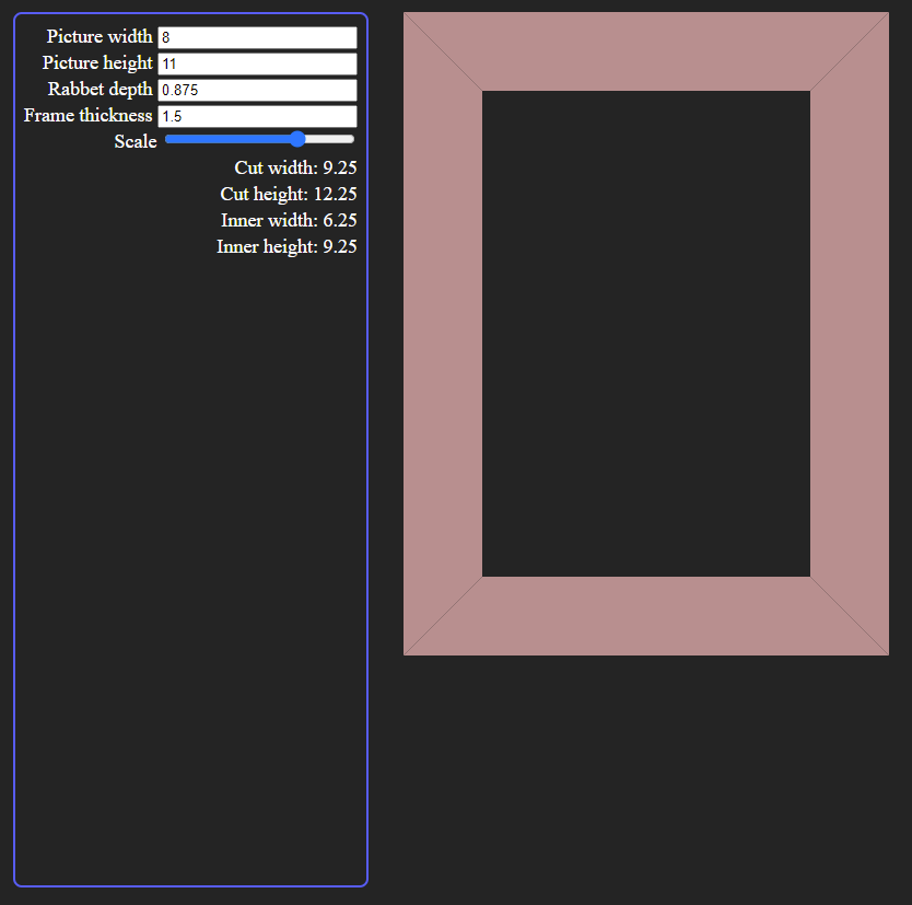 GitHub - jelbourn/frame-calc: Simple tool to calculate cut lengths for ...