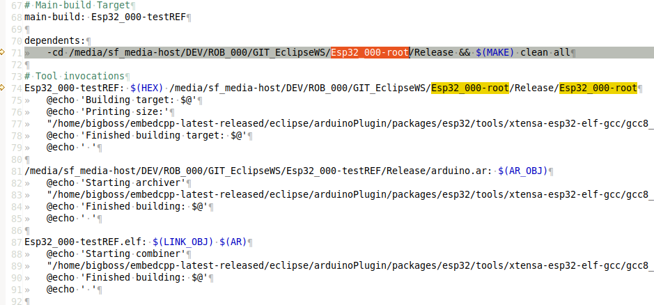 Problem to link project with references to another · Issue #1368 · Sloeber/arduino-eclipse ...