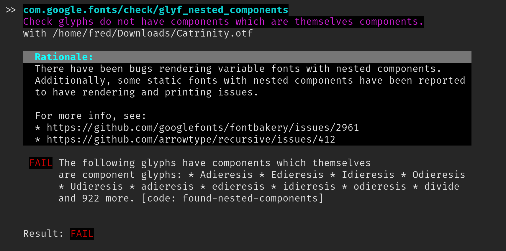 Crash when going to a glyph by name · Issue #4751 · fontforge/fontforge · GitHub