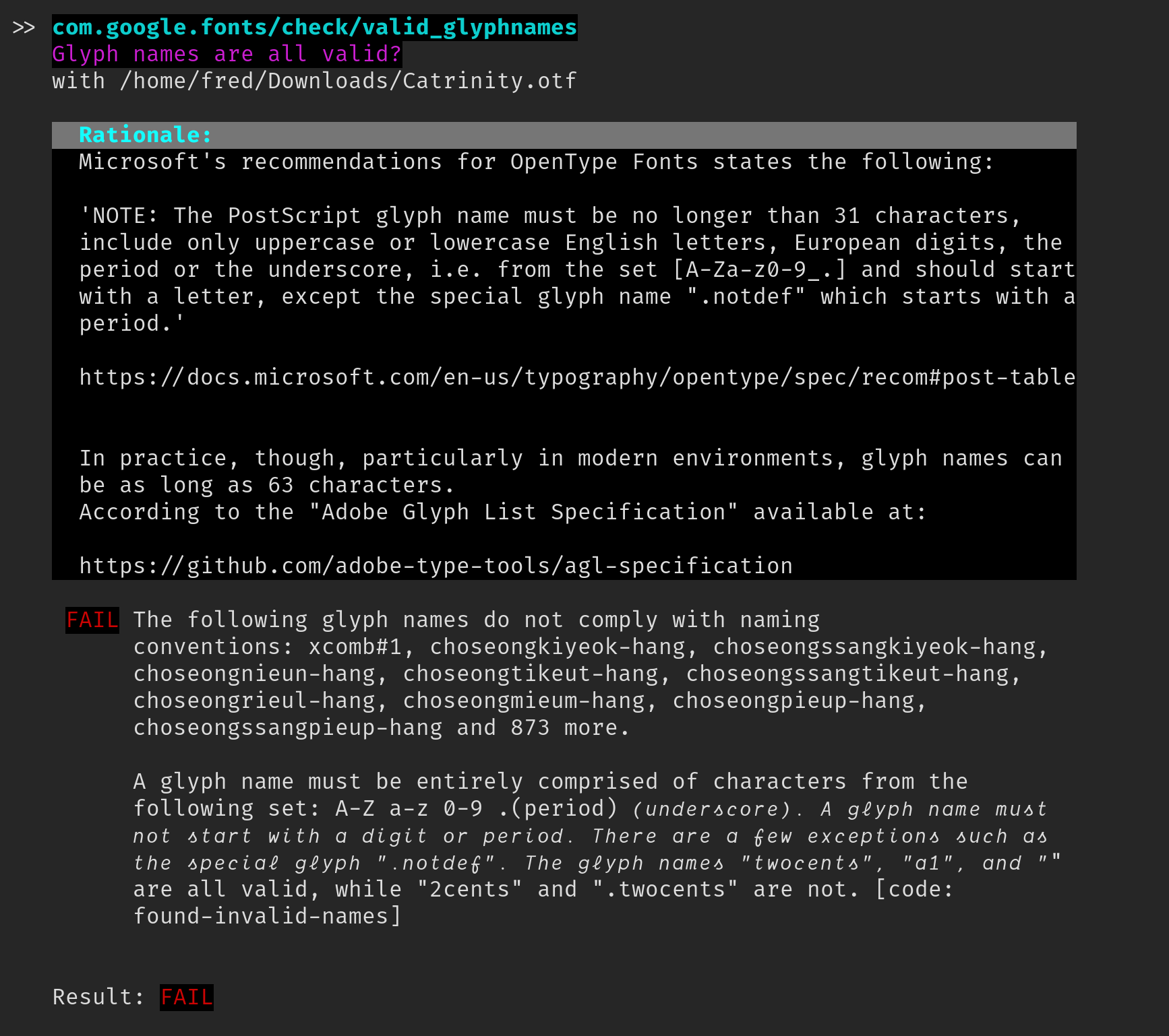 Crash when going to a glyph by name · Issue #4751 · fontforge/fontforge · GitHub