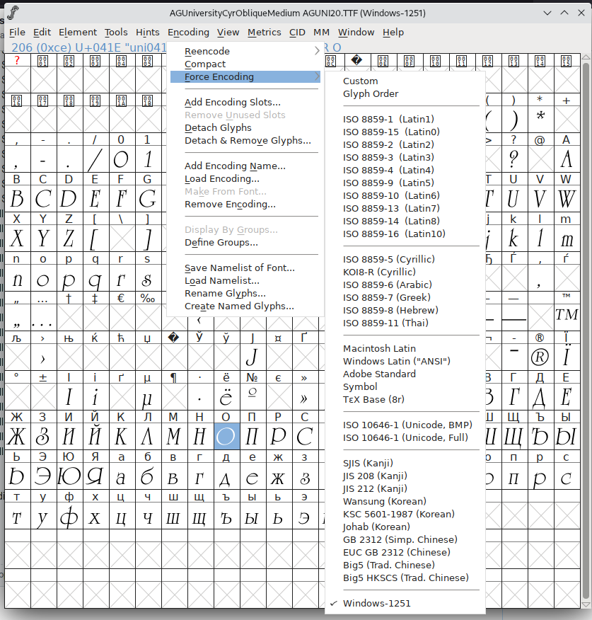 Is it possible to batch process multiple fonts to fix one wrong glyph ...