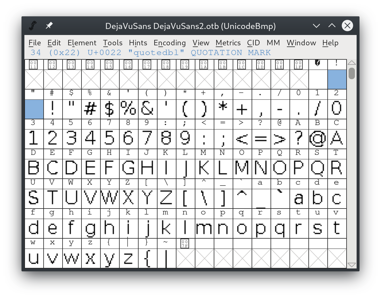 Wrong character positions in OTB font · Issue #3692 · fontforge/fontforge · GitHub