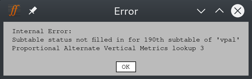 Crash when switching CID's · Issue #3948 · fontforge/fontforge · GitHub