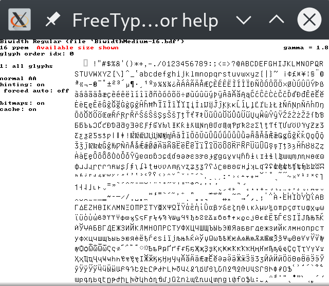 Problem generating BDF fonts · Issue #4102 · fontforge/fontforge · GitHub
