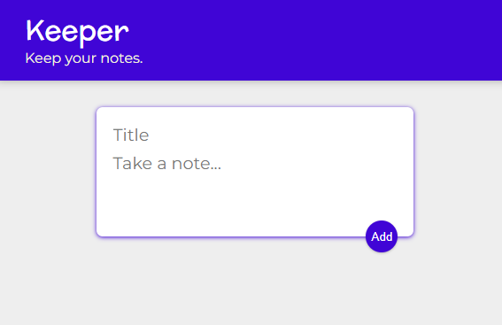 GitHub - Gorcc/keeper-app: Keep your notes.