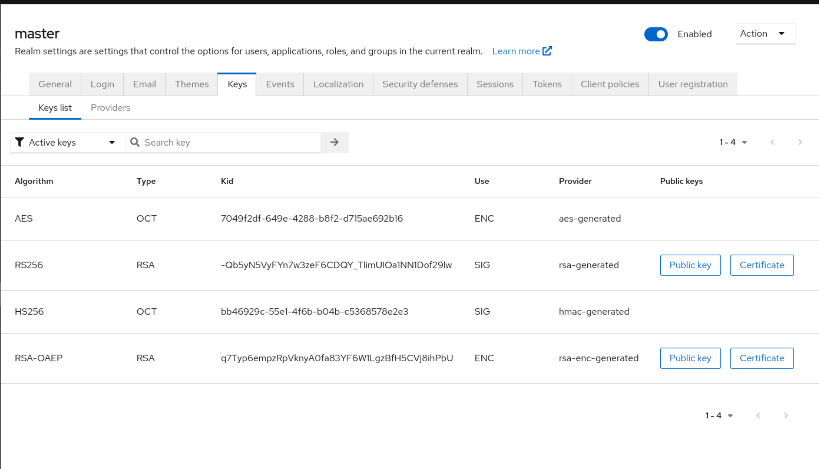Signing JWTs with symmetrical secret key · keycloak keycloak · Discussion #24514 · GitHub