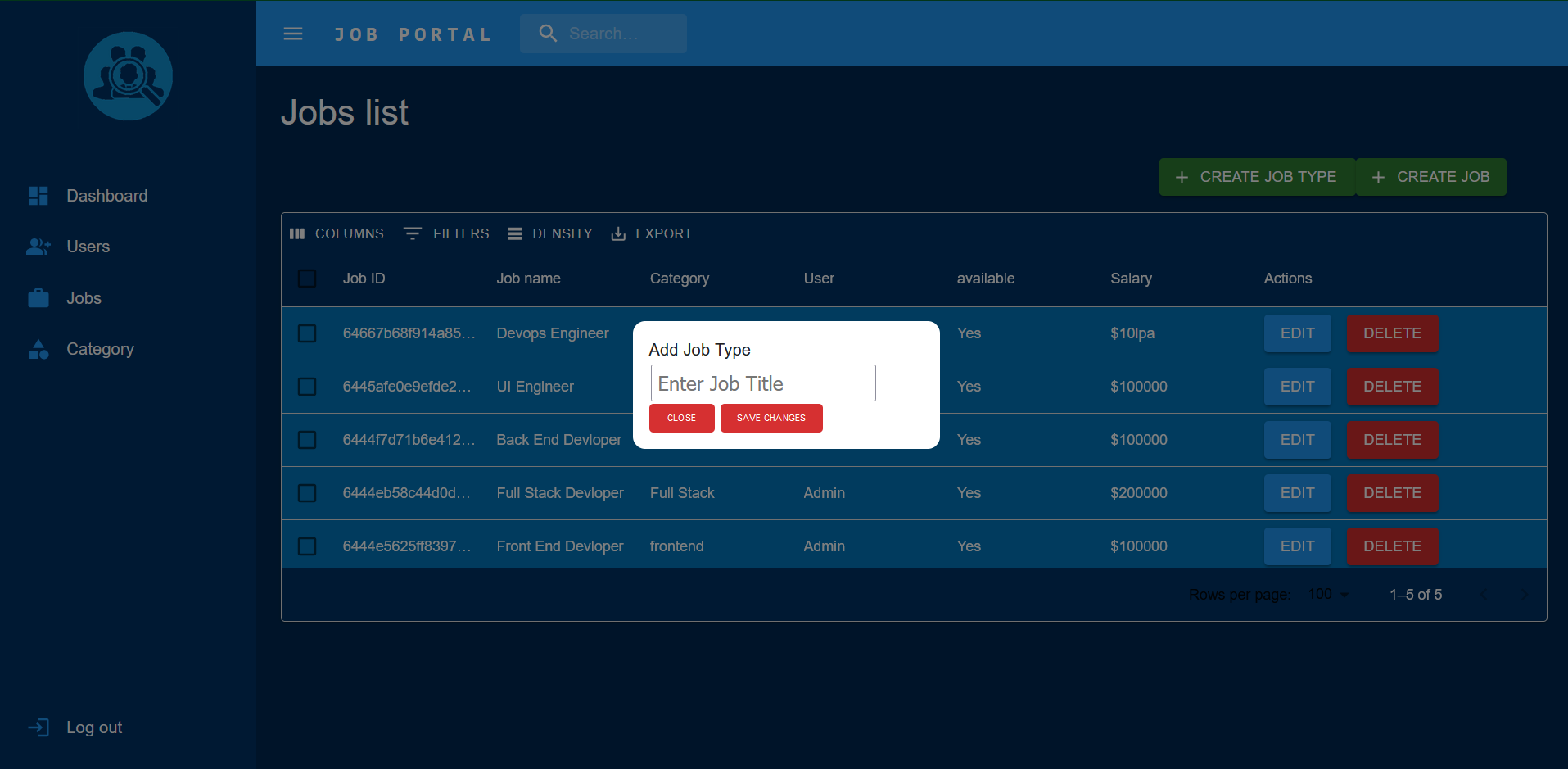 GitHub - vishalsinghdhami/Terraformers-Job-Portal: backend : https://jobportalbackend-production ...