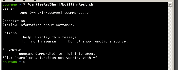 Shell: builtin-test script fails on target · Issue #6467 · SerenityOS ...