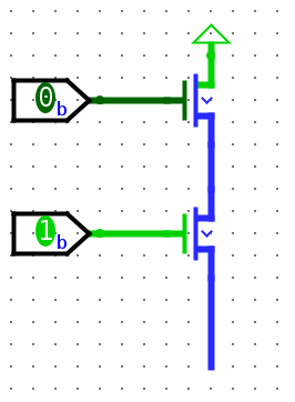 N type transistor outputs U or 0 for everything · Issue #1689 · logisim-evolution/logisim ...