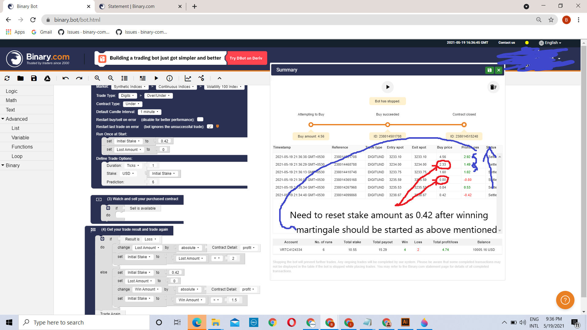 how to add martingale for both · Issue #3254 · binary-com/binary-bot · GitHub