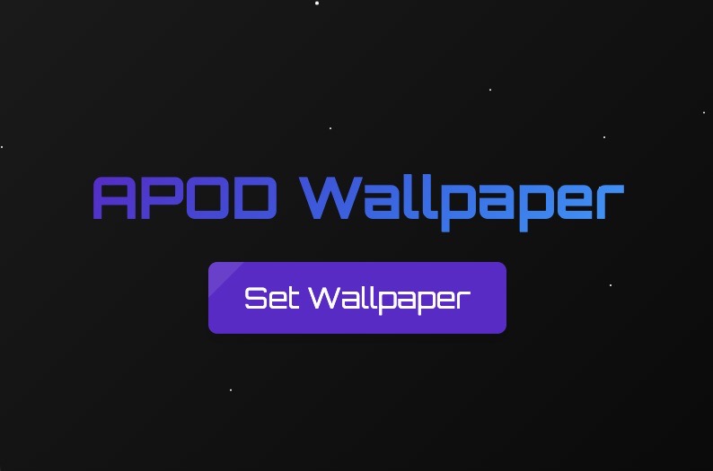 GitHub - OnLee3/APOD-wallpaper