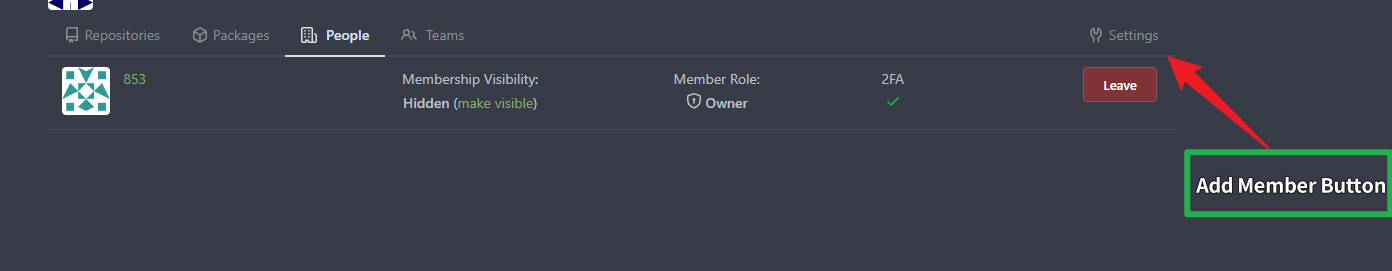 Organization People Page add "Invite Member" button · Issue #22054 · go ...