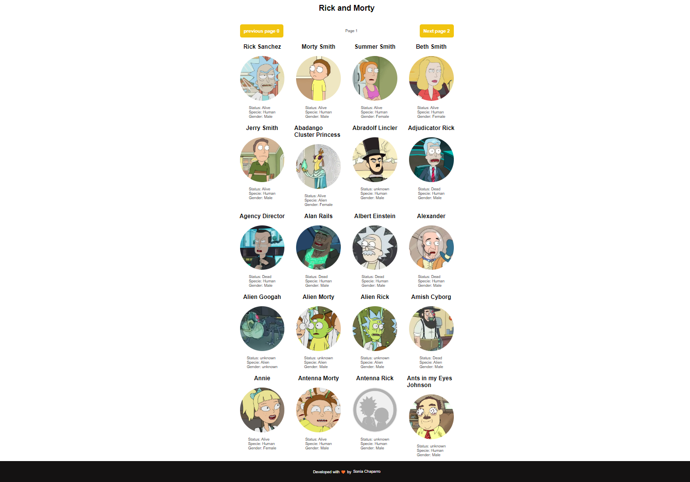 GitHub - soniaS4nt/rick-and-morty: In this application, I am consuming the Rick and Morty API ...