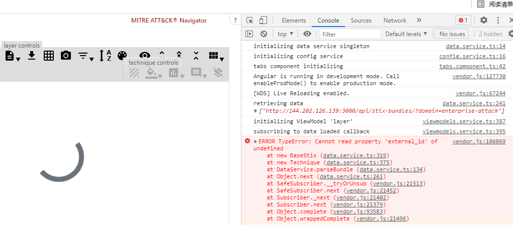 Got trouble when integrate with ATT&CK Navigator · Issue #230 · center-for-threat-informed ...