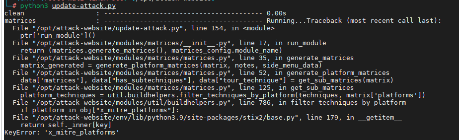 Got error when trying to sync data from ATT&CK workbench · Issue #328 ...