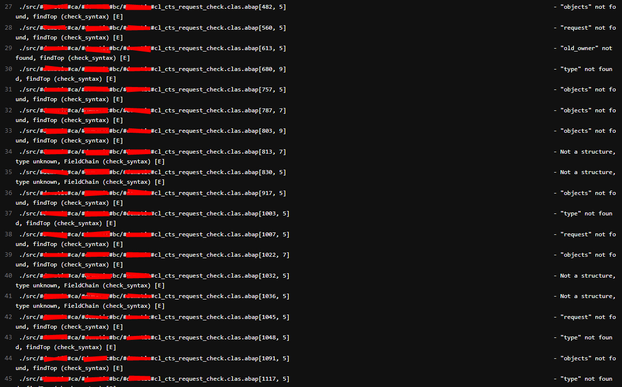 Syntax Check Interface If Ex Cts Request Check Unknown · Issue 2812 · Abaplint Abaplint · Github
