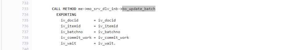 Syntax issue - Method importing parameter "IV_..." does not exist (check_syntax) [E] · Issue ...