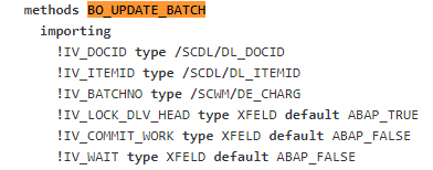 Syntax issue - Method importing parameter "IV_..." does not exist (check_syntax) [E] · Issue ...