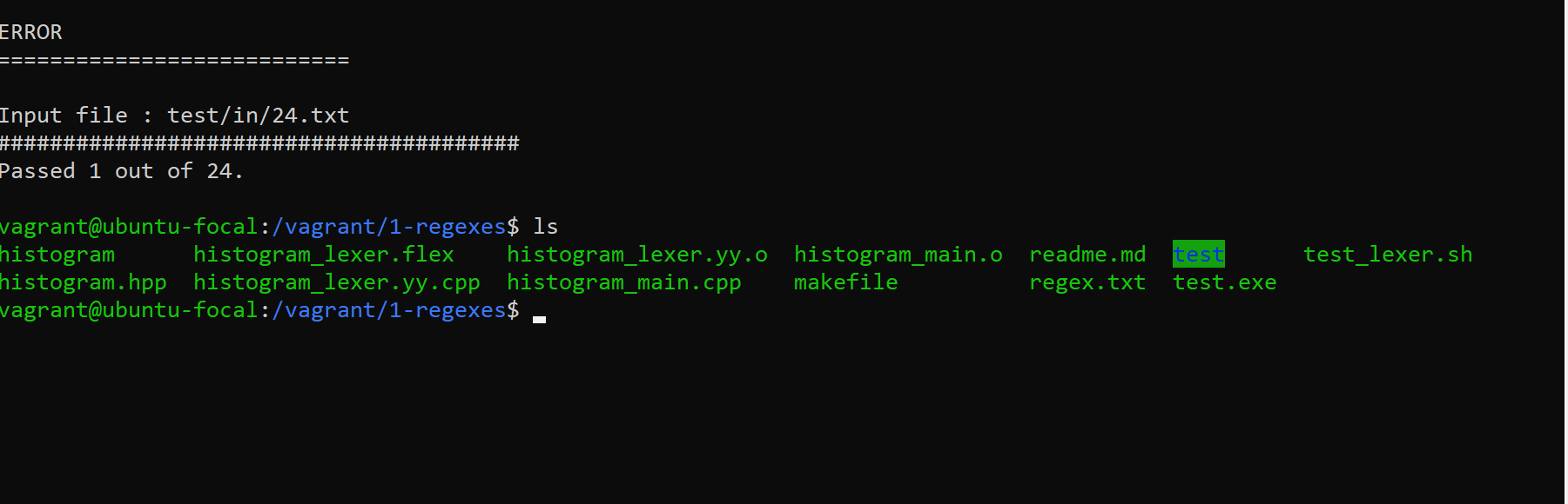 Testing on Vagrant · Issue #43 · LangProc/langproc-2021-lab · GitHub