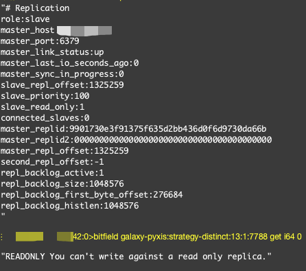bitfield xx get i8 :READONLY You can't write against a read only slave · Issue #3822 · redisson ...