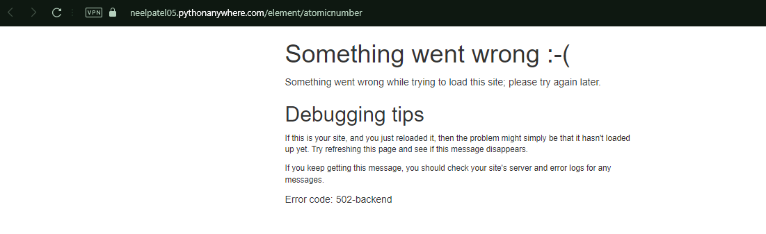 The website stopped working. · Issue #8 · neelpatel05/periodic-table-api · GitHub