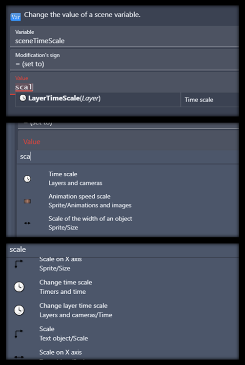 Font selector doesn't open and "time scale" issues · Issue #3242 · 4ian/GDevelop · GitHub