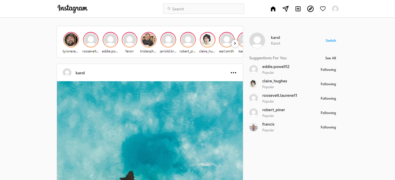 GitHub - xKarol/instagram-clone