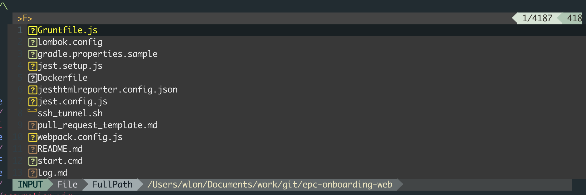 搜索列表项前出现乱码 · Issue #578 · Yggdroot/LeaderF · GitHub